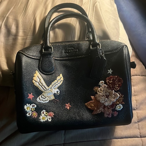 Coach | Bags | Limited Edition Coach Tattoo Embroidered Bennet Satchel ...